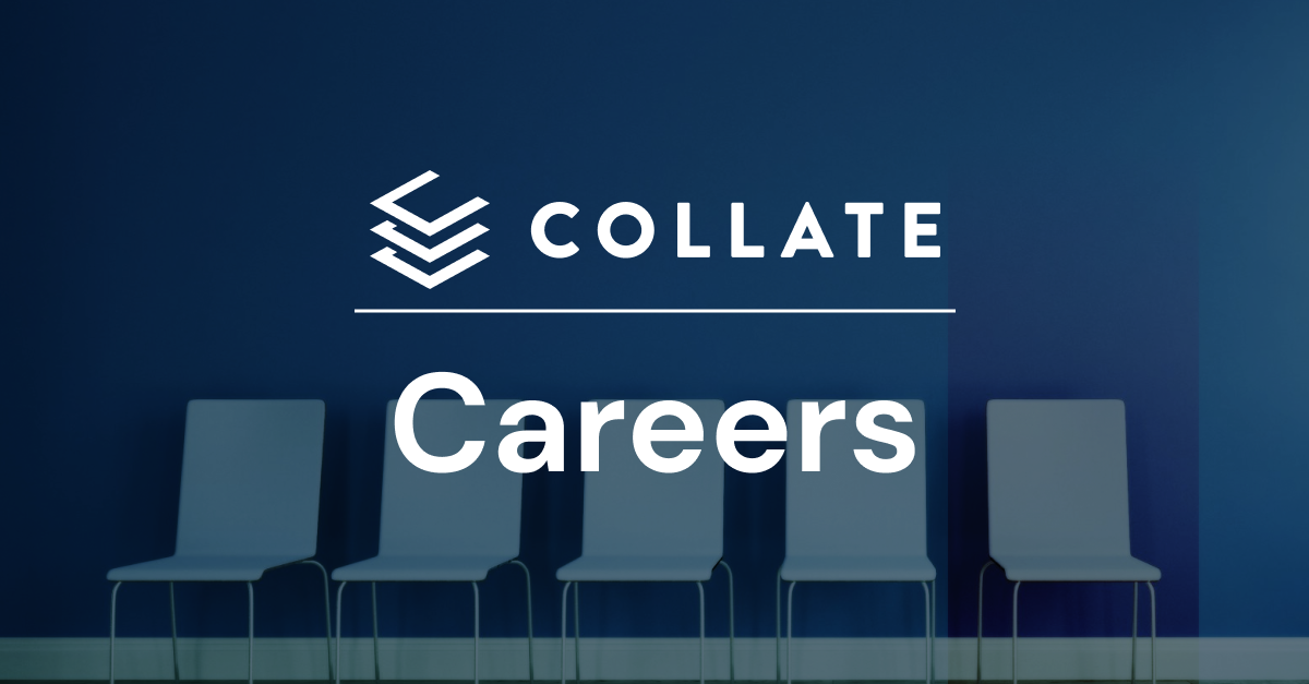 Careers at Collate: Transform Data Culture